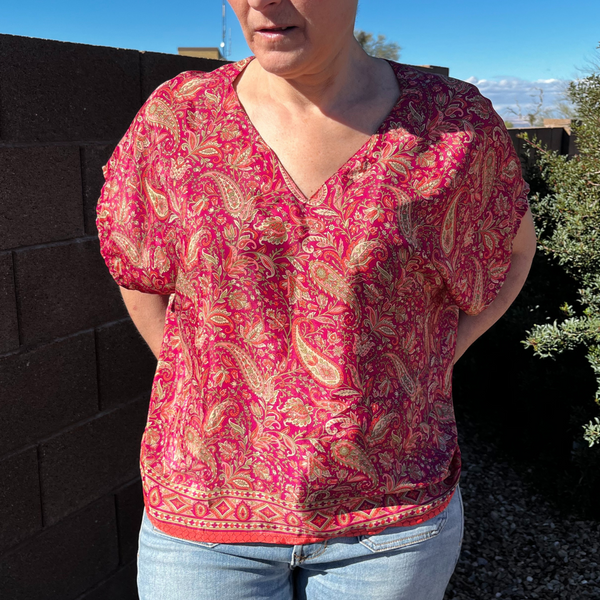 Silk Shell Blouse - Seeds Jewelry